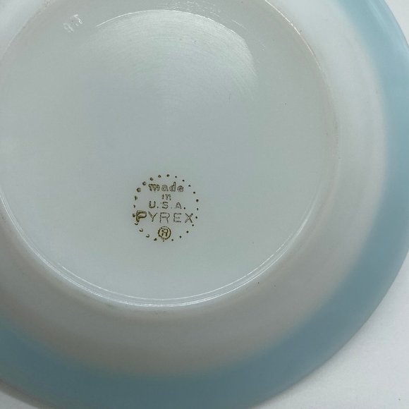 Pyrex | Dining | Vintage Pyrex Blue White Saucer Plate | Poshmark